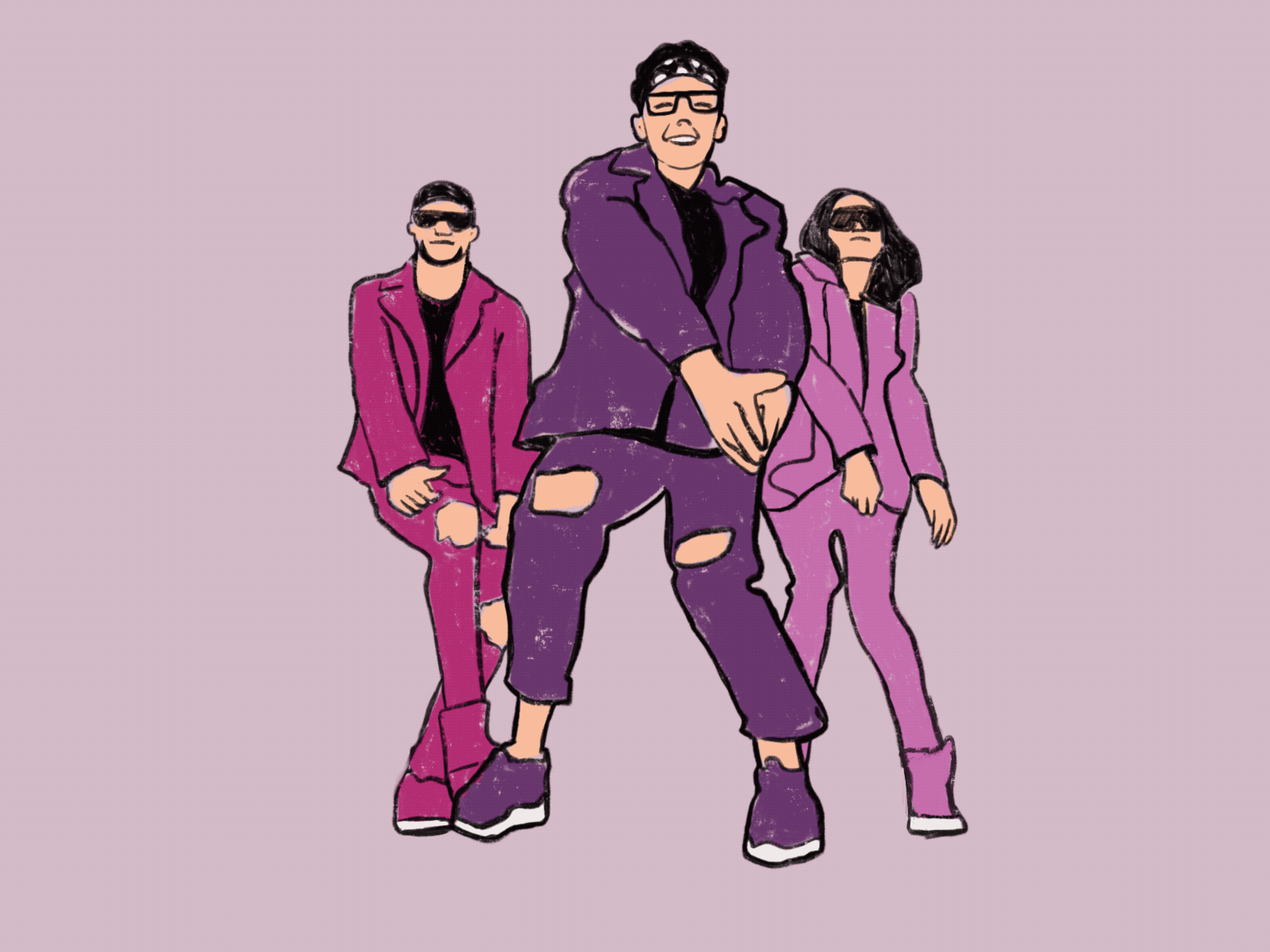 Dance moves by Natalia Rashkina on Dribbble