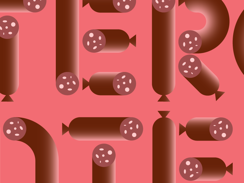 Meat Letters by Ryan J. Hubbard on Dribbble