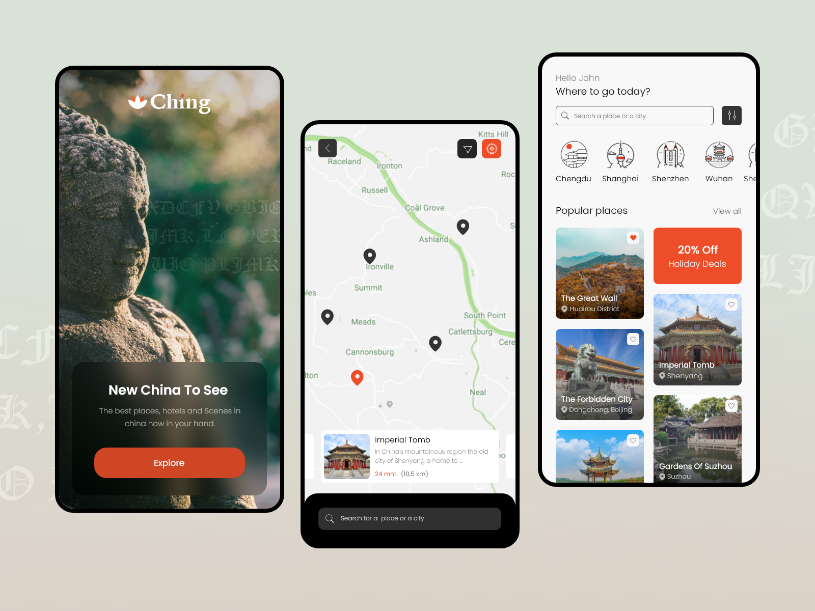Travel Guide App by Alaa Dodaki on Dribbble