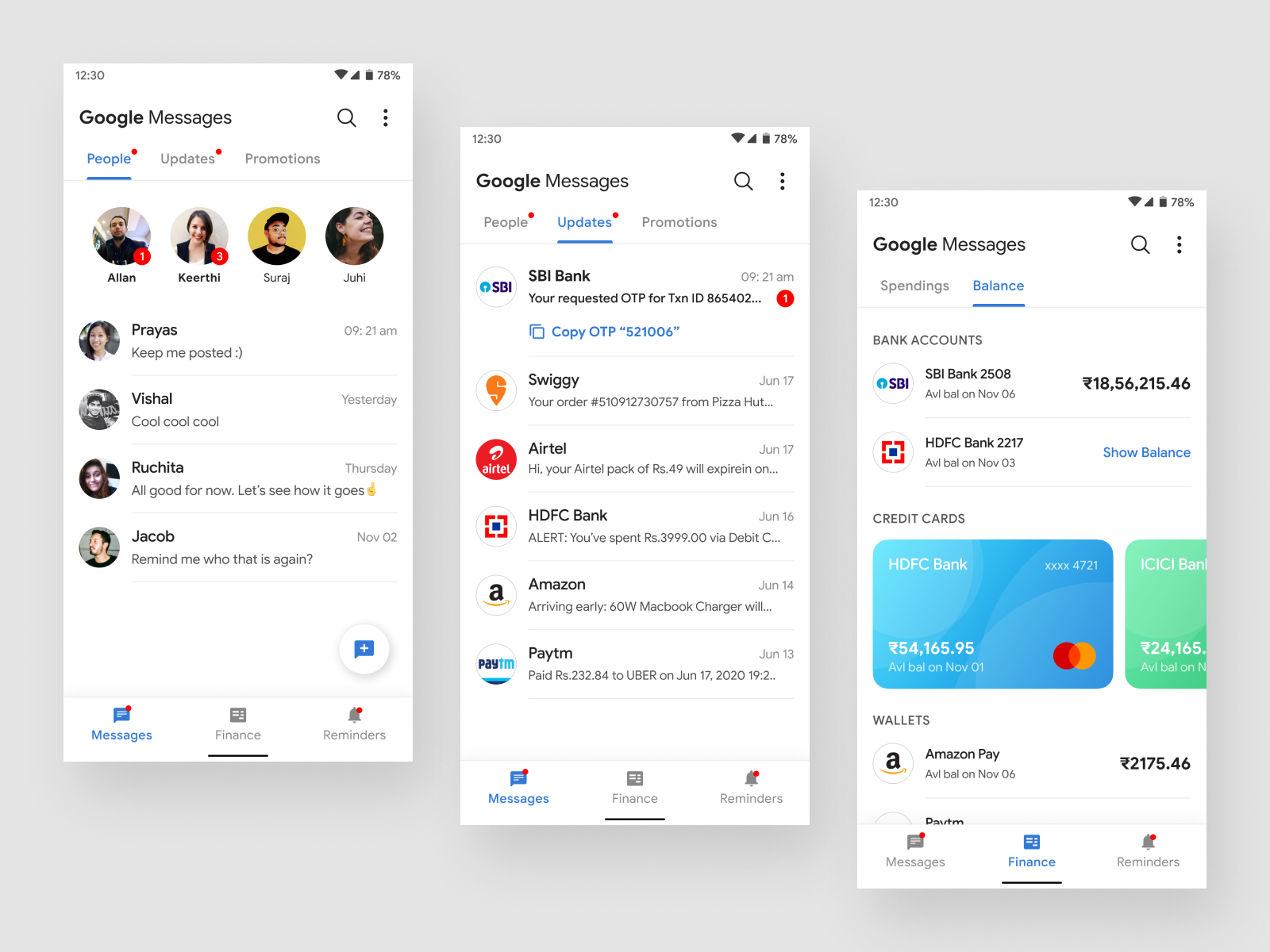 Google Messages Concept by Chaitanya Alluru on Dribbble