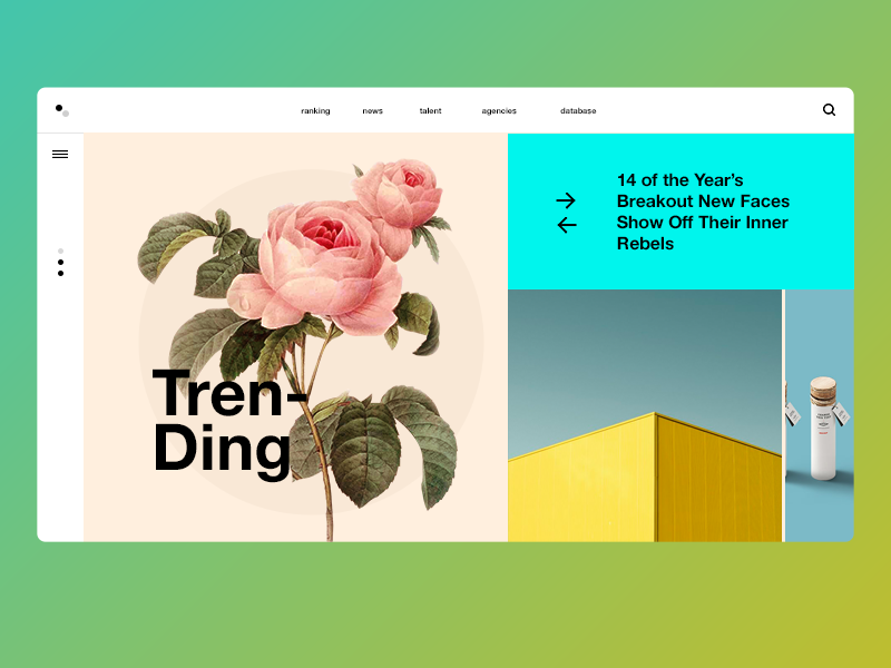 Inspire Homepage by Şafak Kocaer on Dribbble