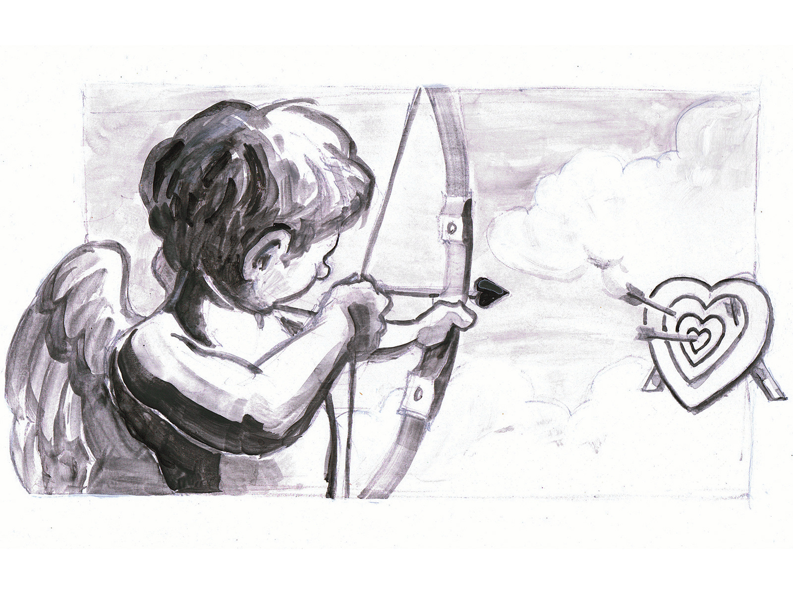 Cupid: Target Practice by Sam Valentino on Dribbble