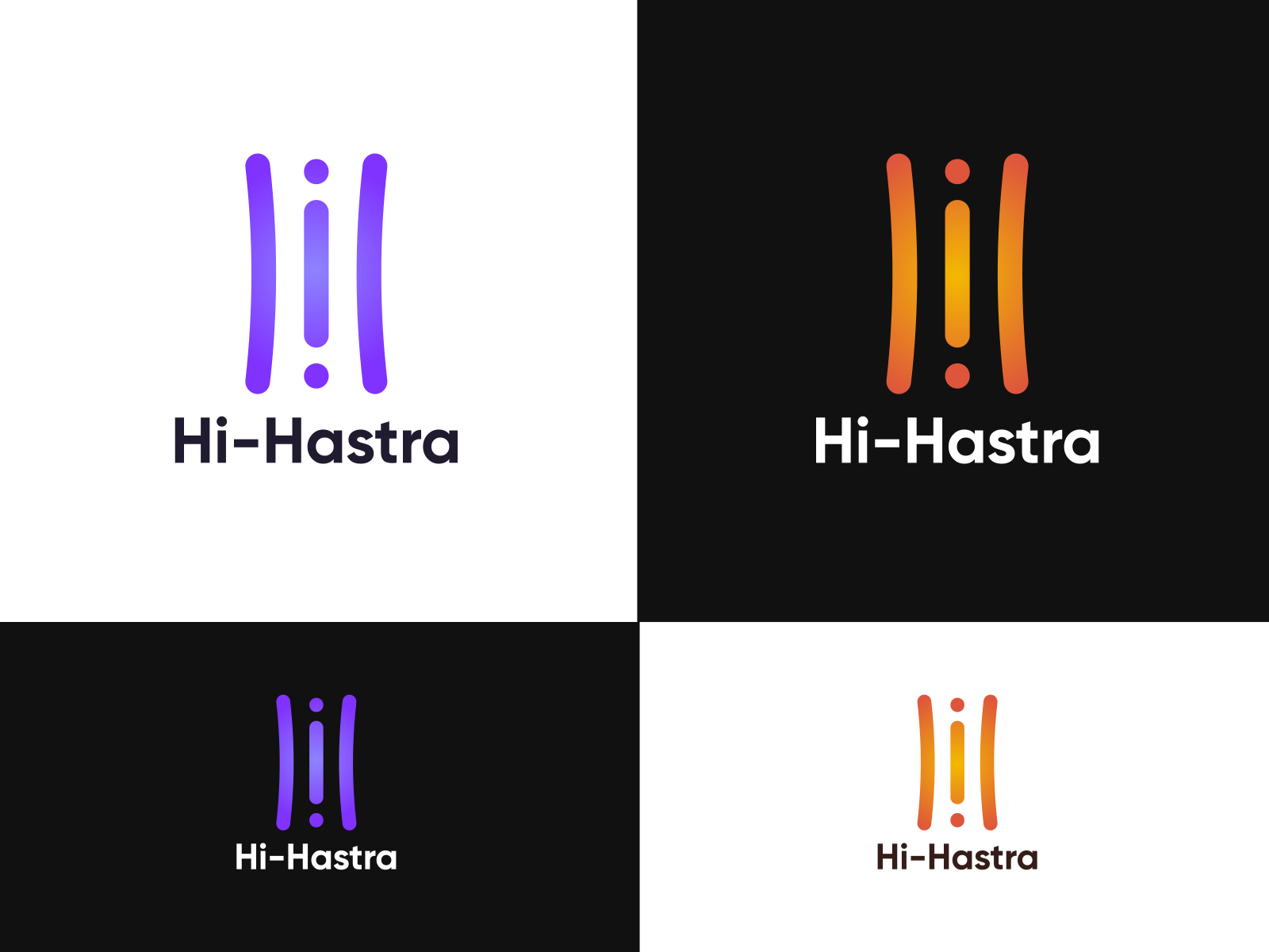 Hi logo design by Design pixa on Dribbble