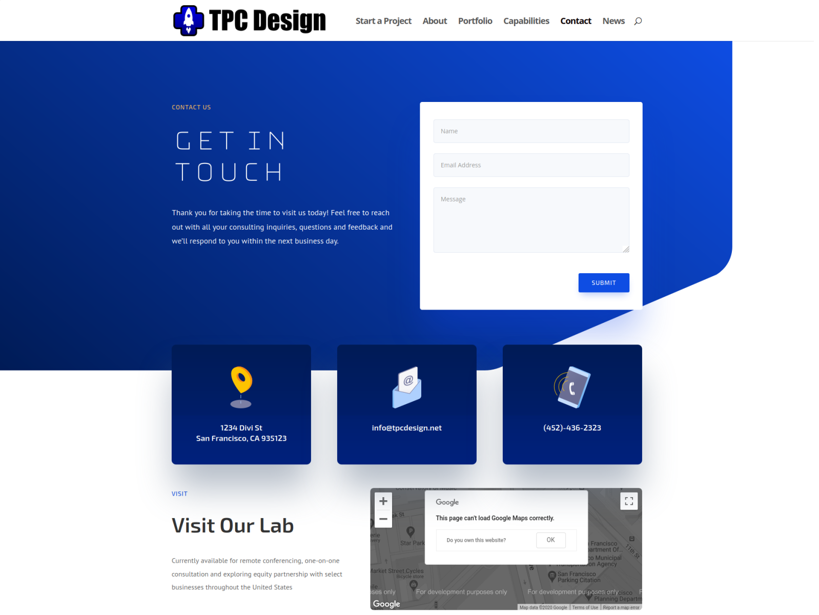 Web Design Leader SEO Portfolio Contact TPC Design by Web Design Leader ...