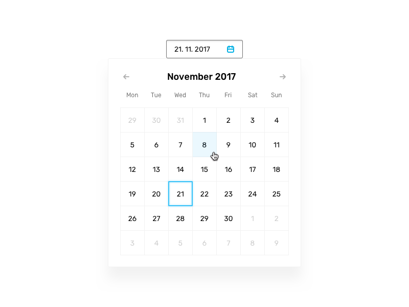 Yaps – Datepicker by Martin Vacho for LB* Studio on Dribbble