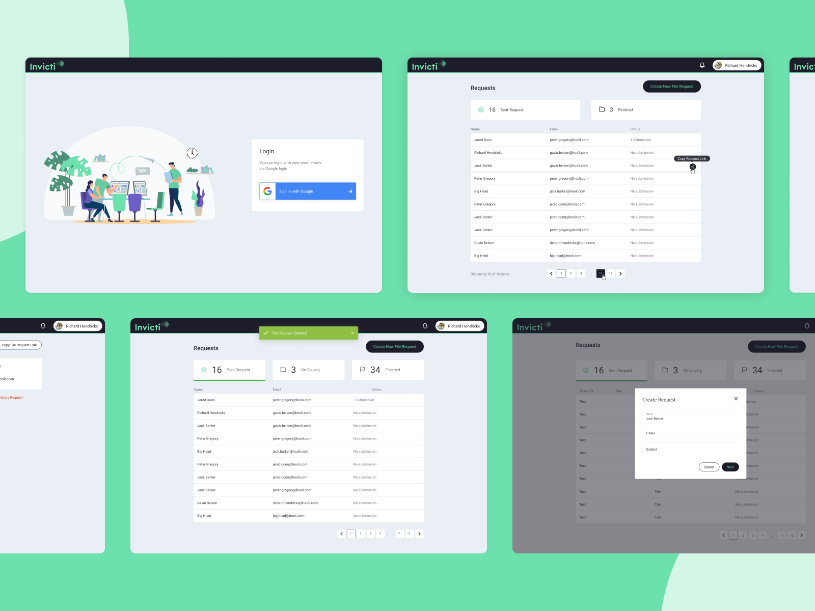 File Transfer Management by Ömer Demirsoy on Dribbble