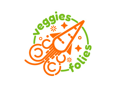 Fun Carrot Rocket by Alice Chetail on Dribbble