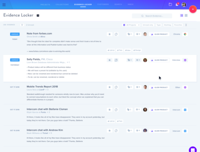 Evidence Locker by Francesca Foiadelli on Dribbble