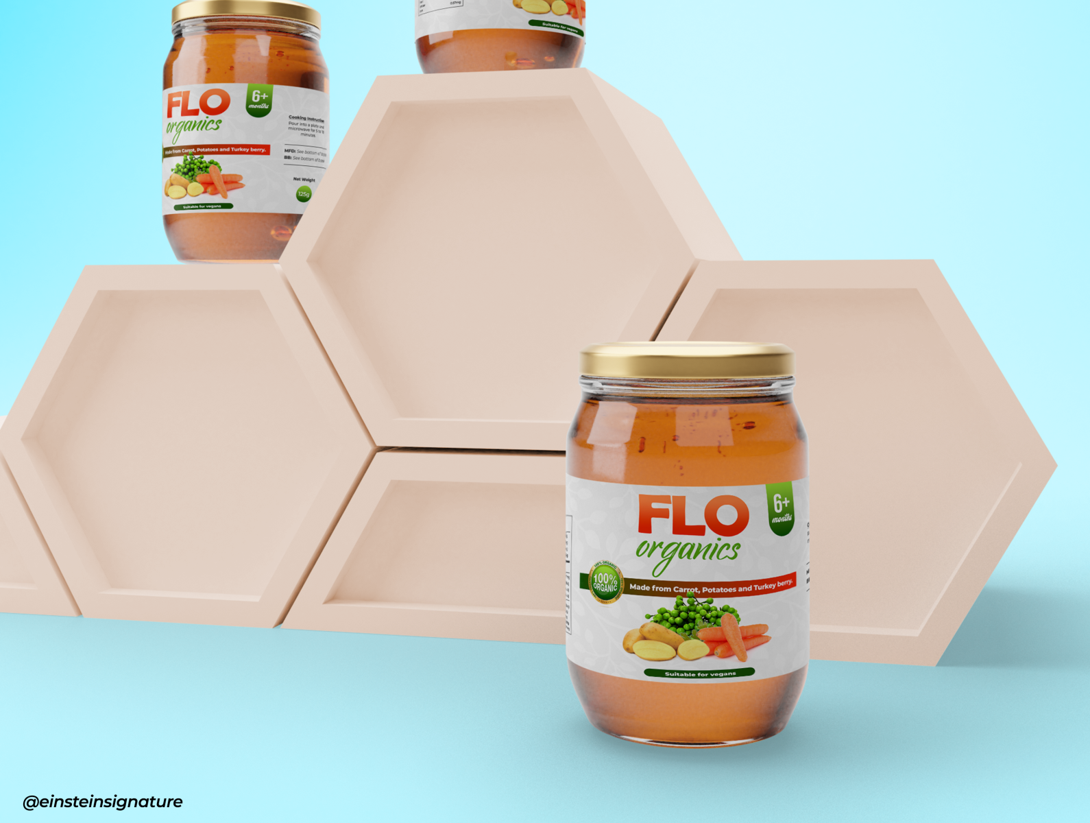 flo package design by Einstein's Signature on Dribbble