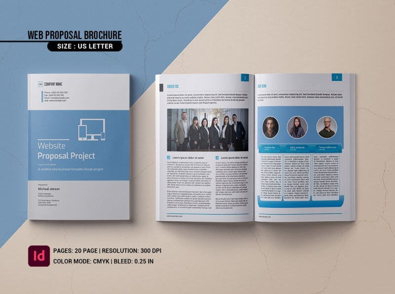 Web Proposal Template by Mukhlasur Rahman on Dribbble