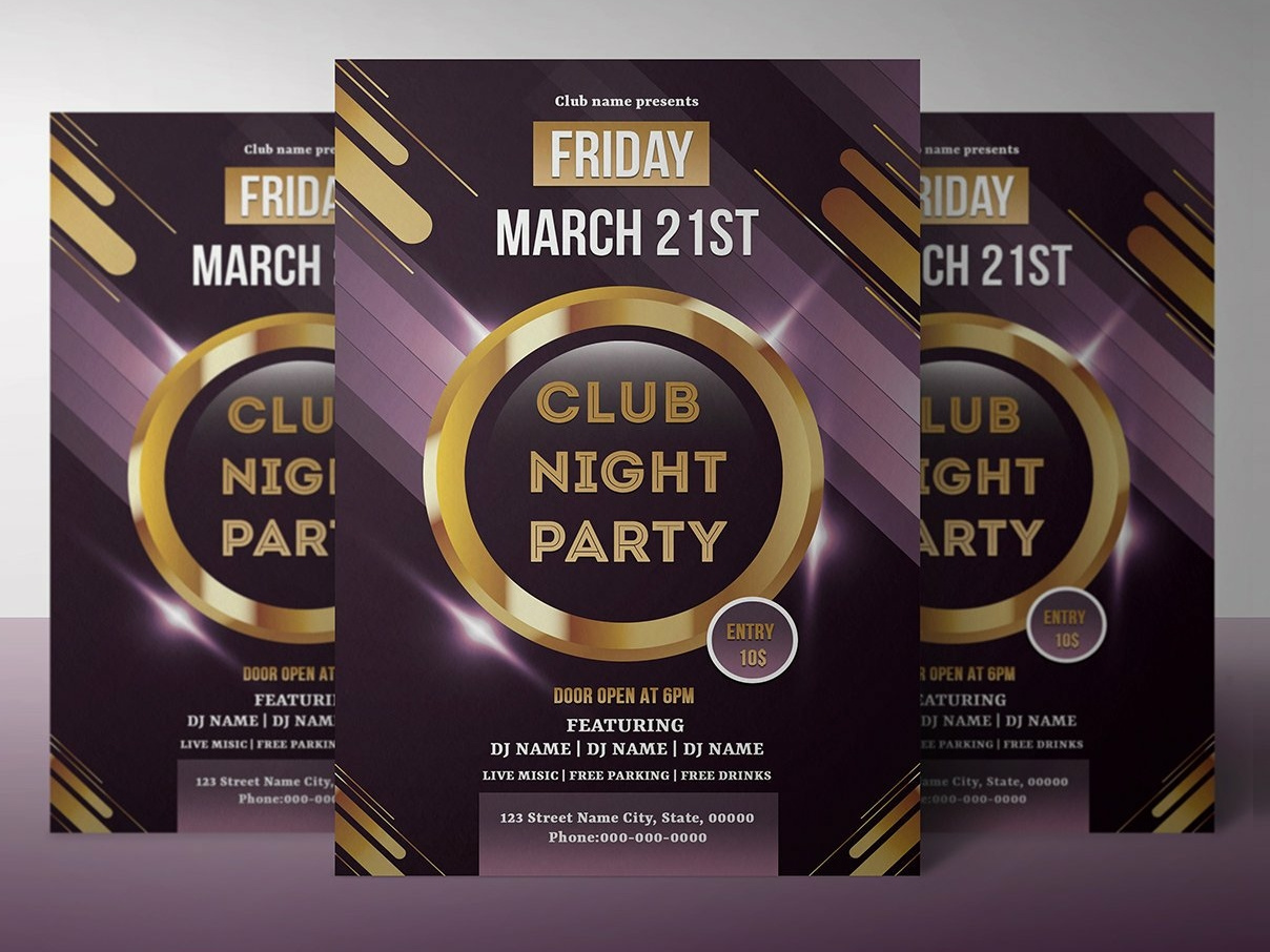 Multipurpose Party Invitation Flyer Template by Mukhlasur Rahman on ...