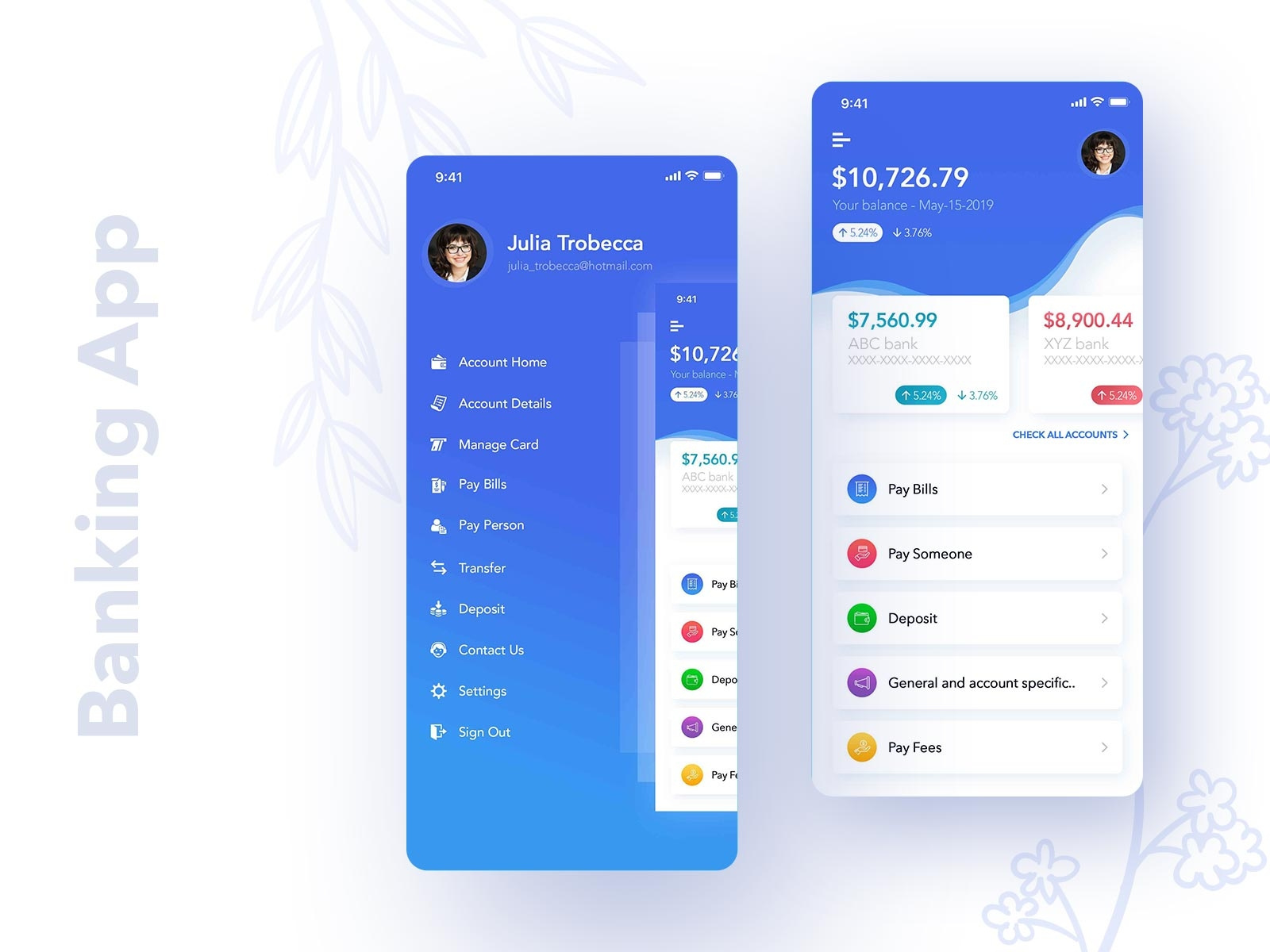Digital Banking: Dashboard user interface by Caveman Studios on Dribbble
