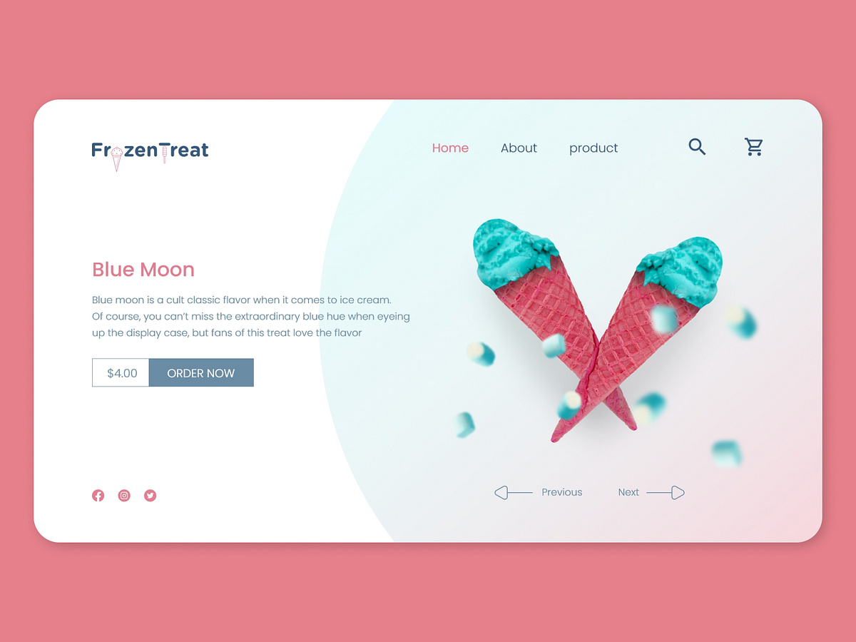 Icecream Website designs, themes, templates and downloadable graphic ...