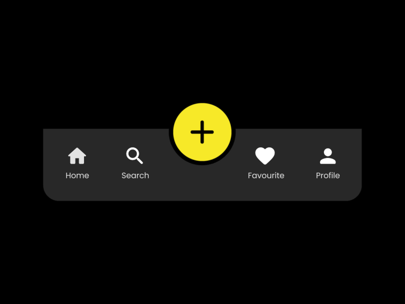 Bottom Navigation & Micro-Interaction by Bala Murugan on Dribbble