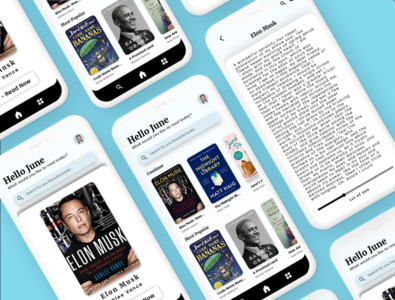 E-Book App Design by Henry Annan on Dribbble
