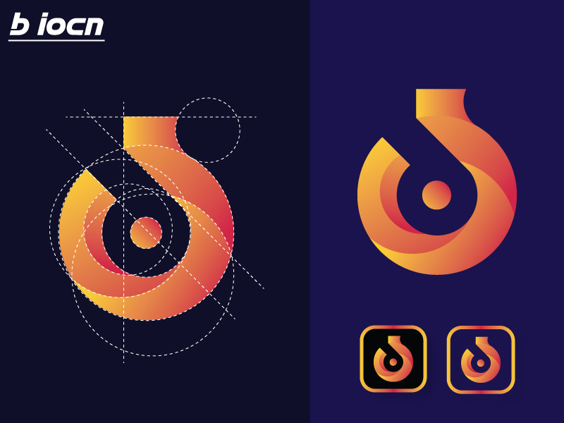 b icon / app logo by Azizur Rahman on Dribbble