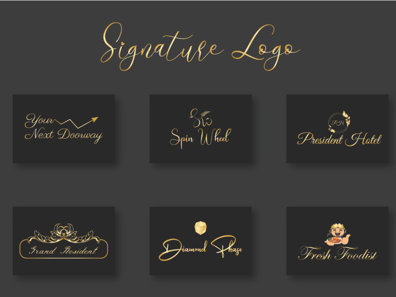 Signature logo 1 by FM iT on Dribbble