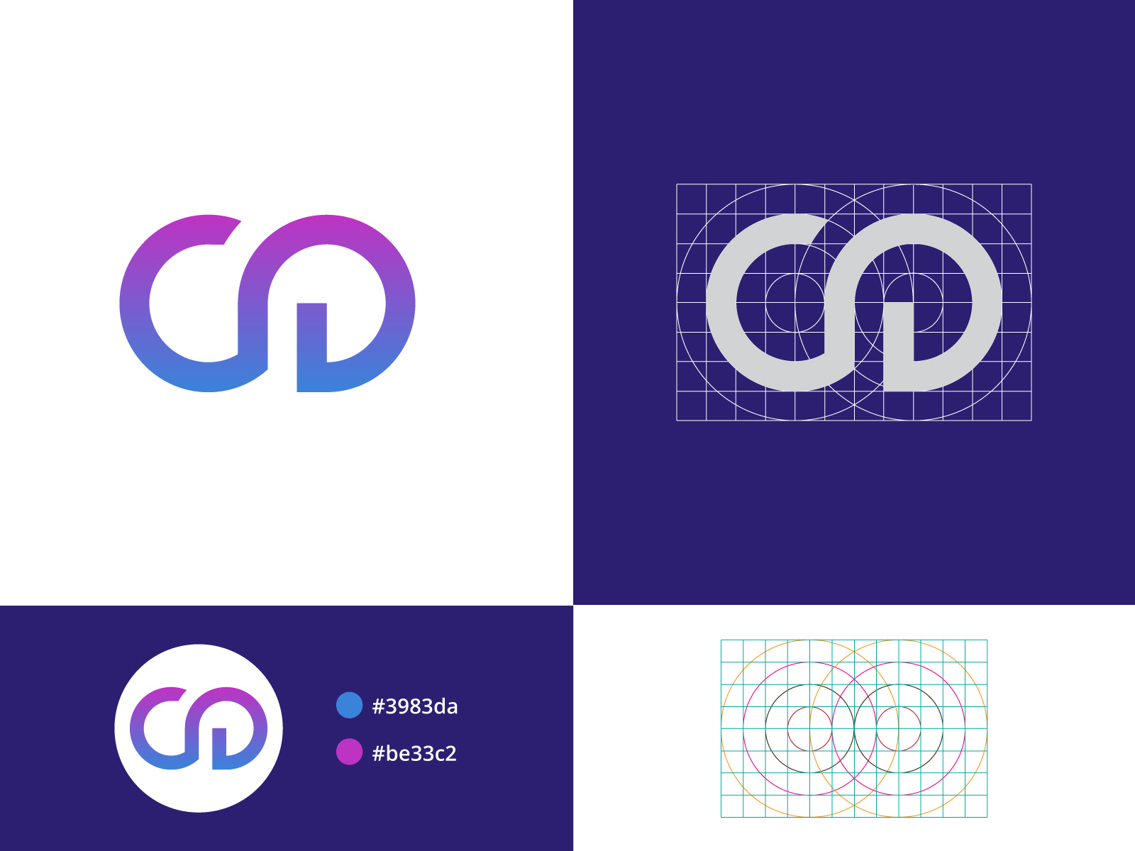 CD logo design grid (For Sale) by Mohammad Twaha on Dribbble