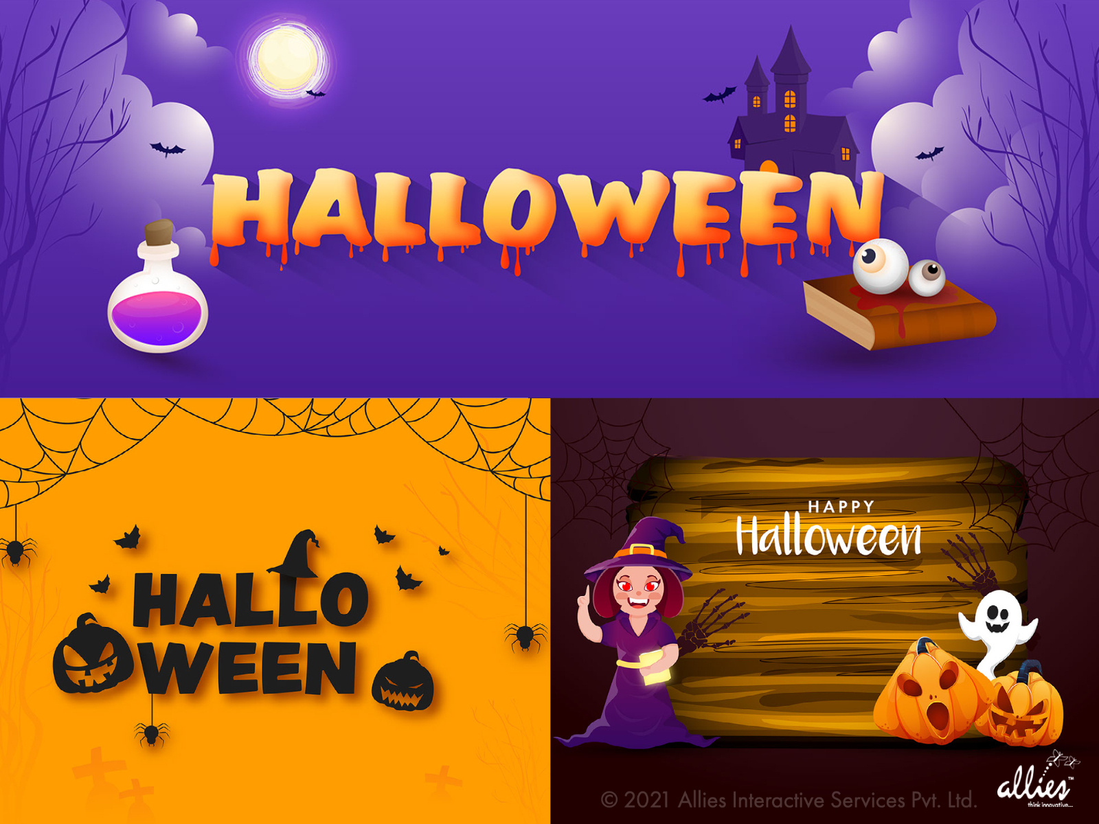 Happy Halloween by Allies Interactive on Dribbble