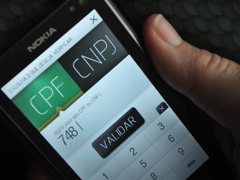 CPF validator by Nara Vieira da Silva on Dribbble