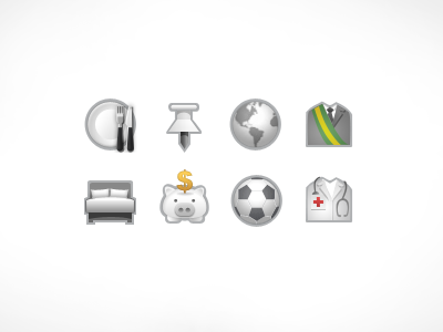 Grey Iconset by Nara Vieira da Silva on Dribbble