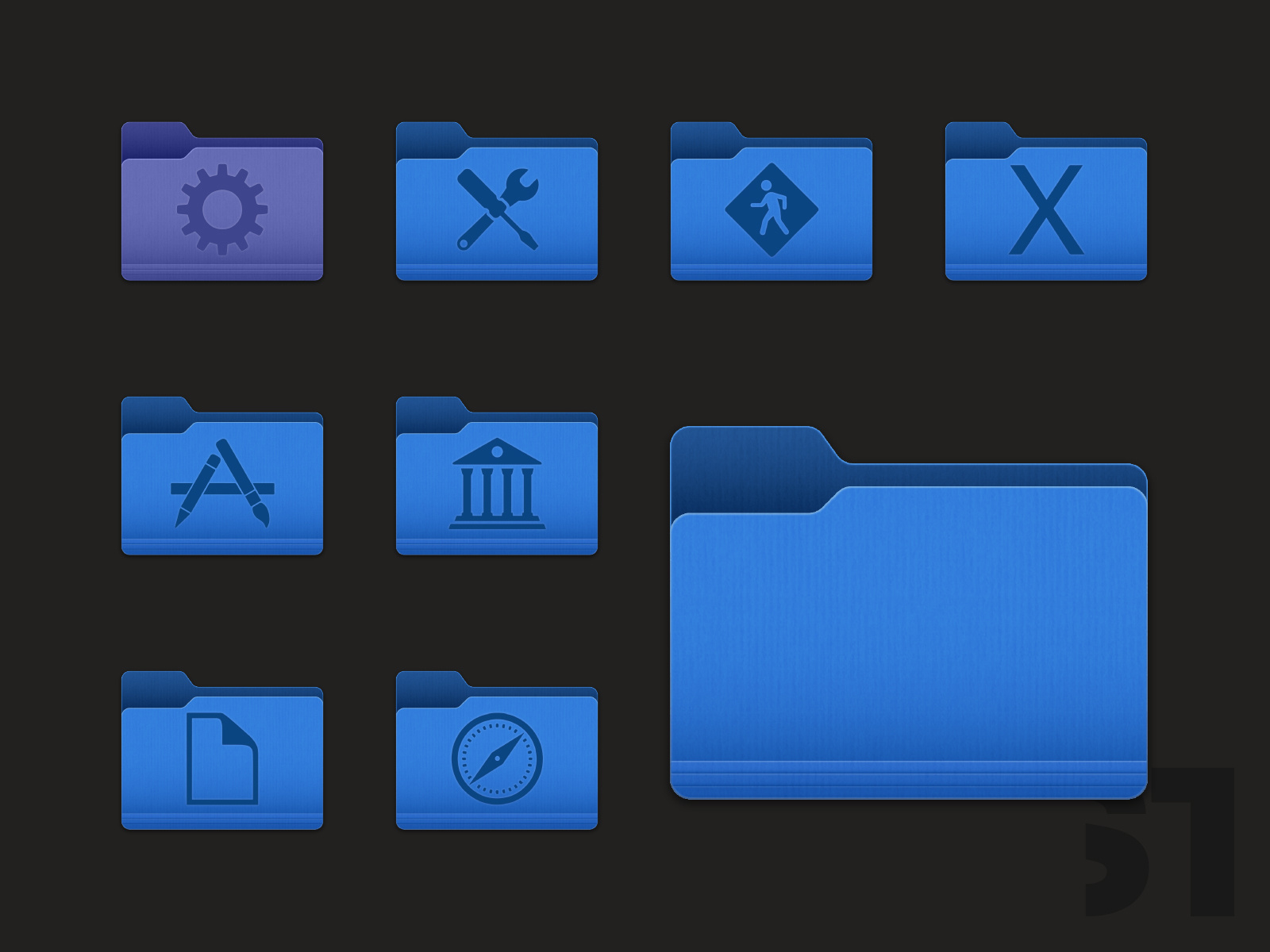 folder icons by Adam OPEL on Dribbble