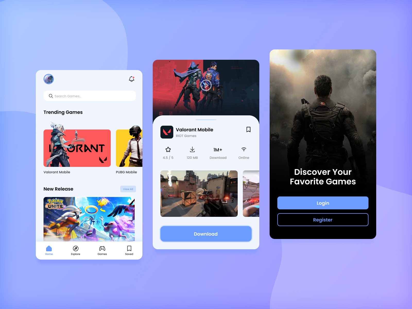 Mobile Game Downloader by Firmansyahken on Dribbble