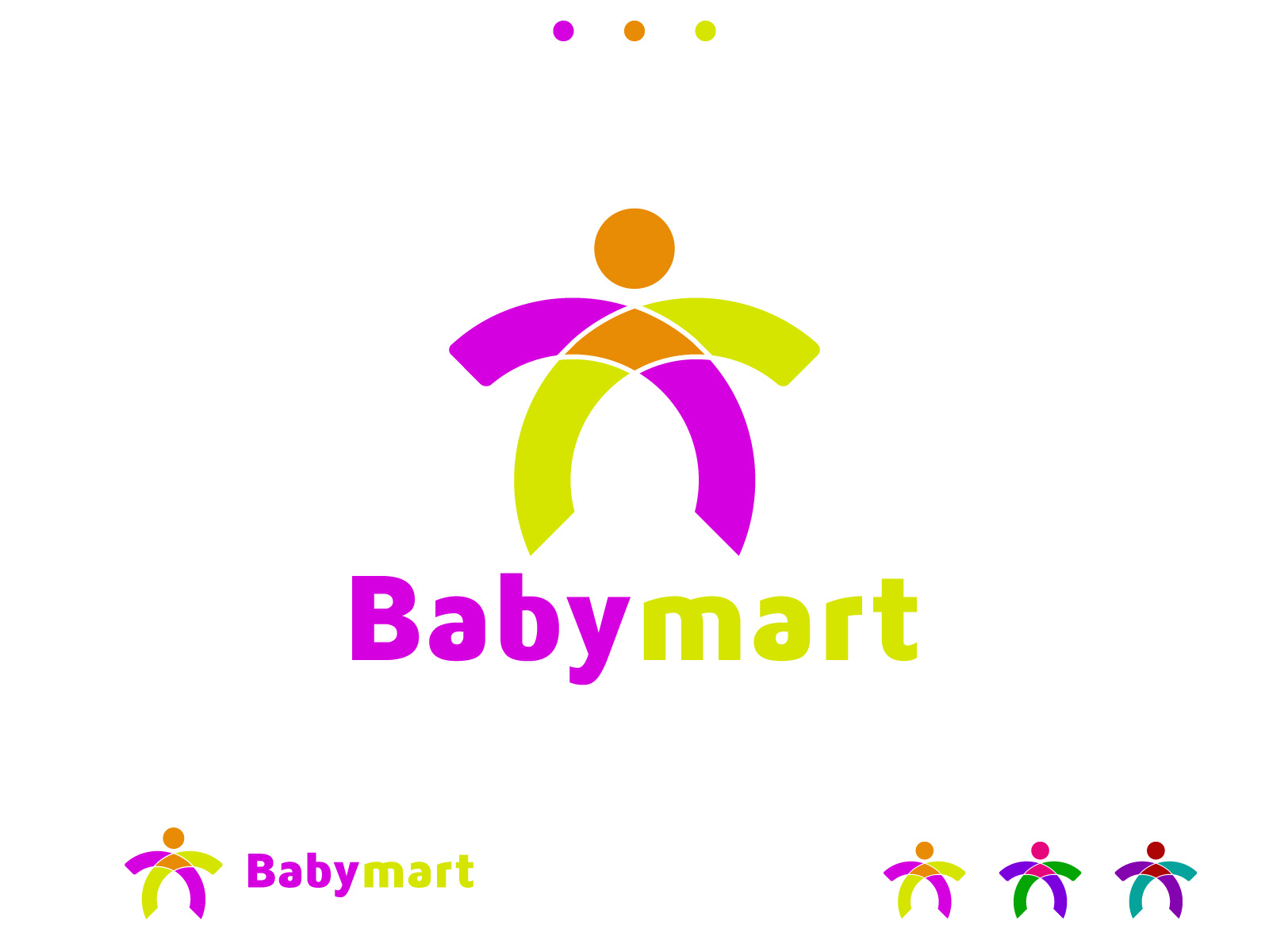 Babymart Logo Design by Faysal Hossen Khondoker on Dribbble