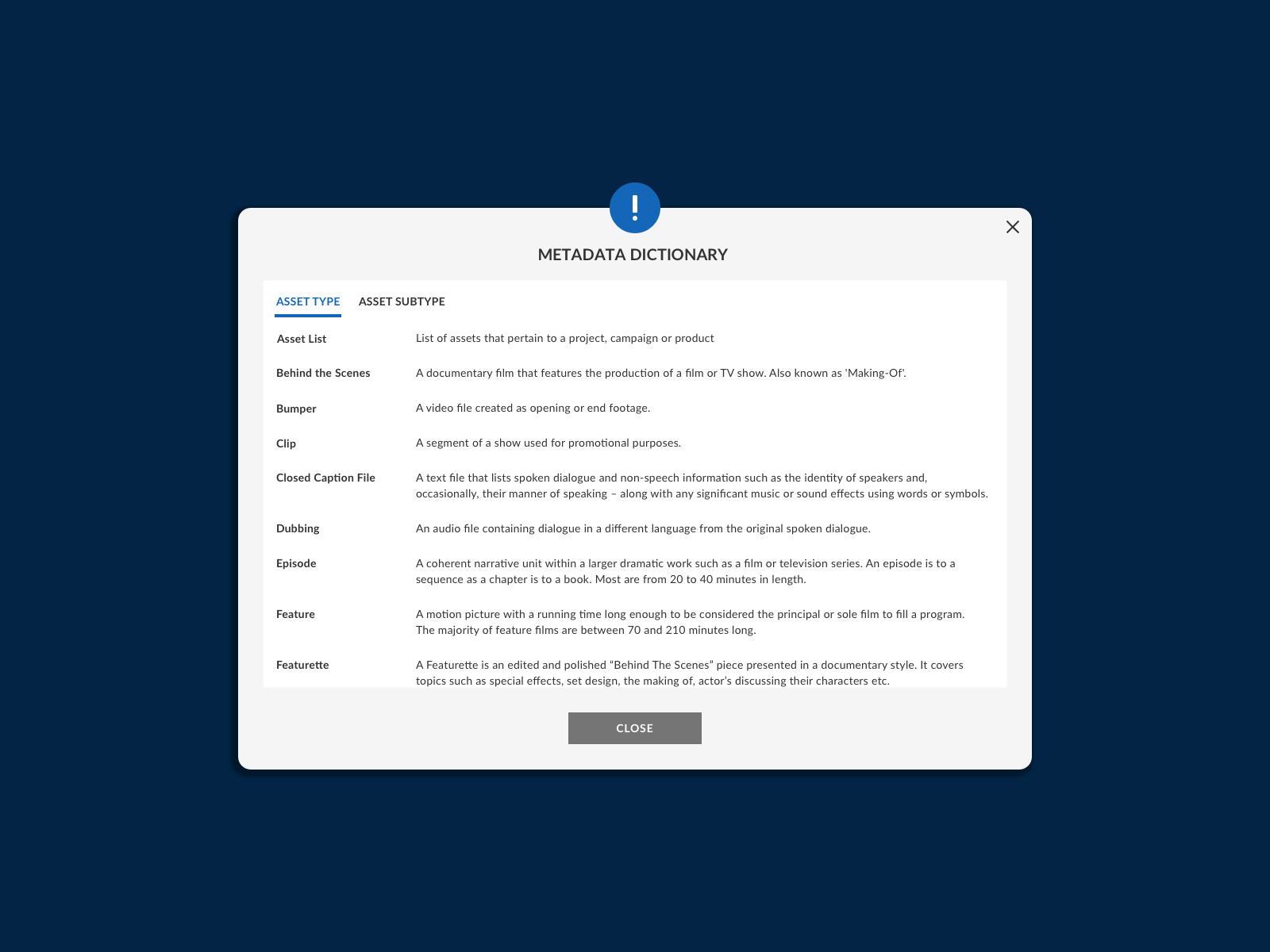 Information Modal by Carlos Sosa on Dribbble