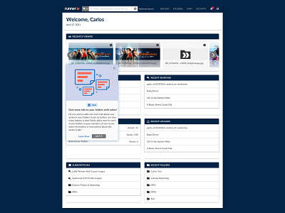 New Feature Call Out by Carlos Sosa on Dribbble