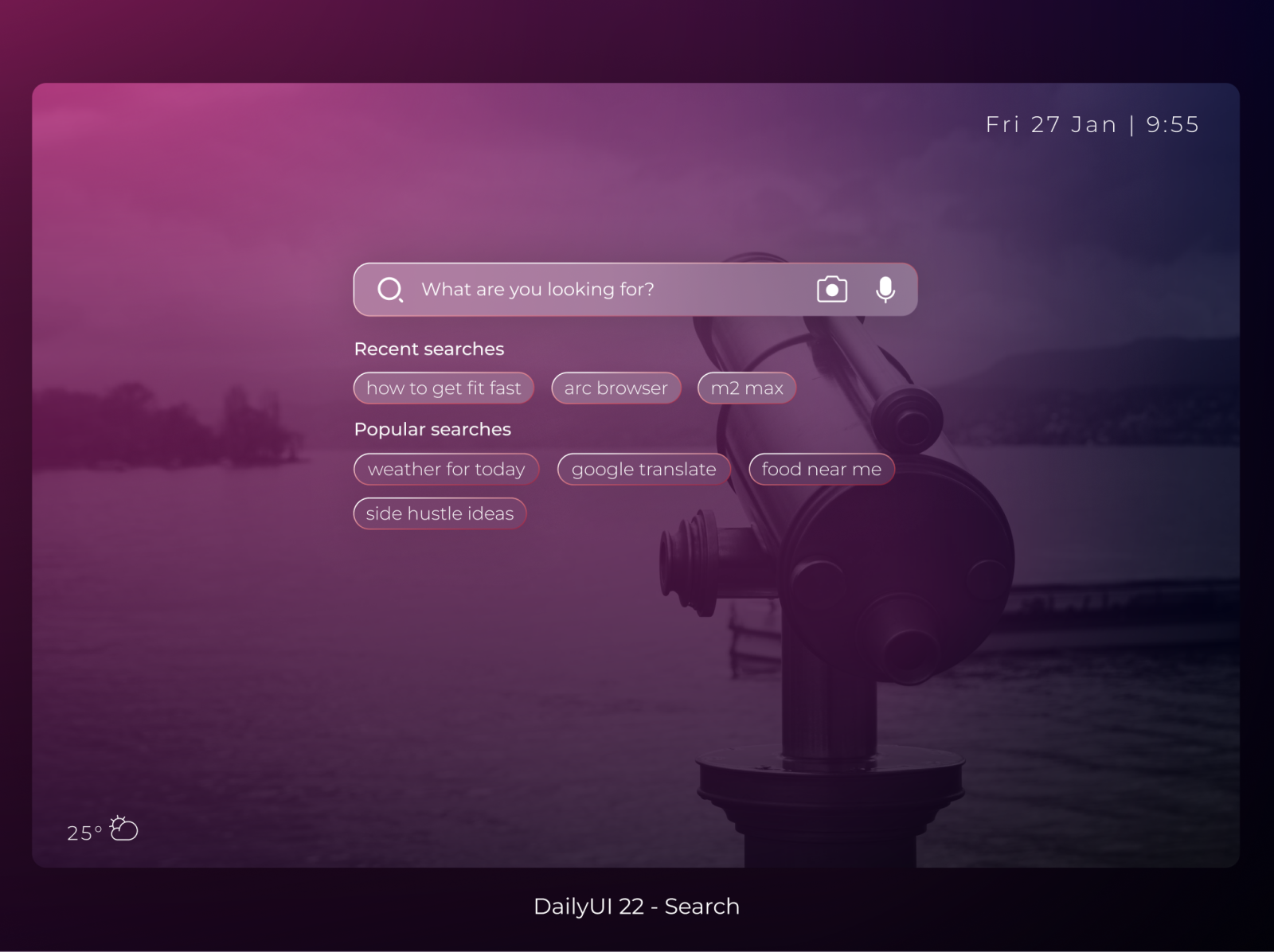 DailyUI 22 - Search by Jabez du Preez on Dribbble
