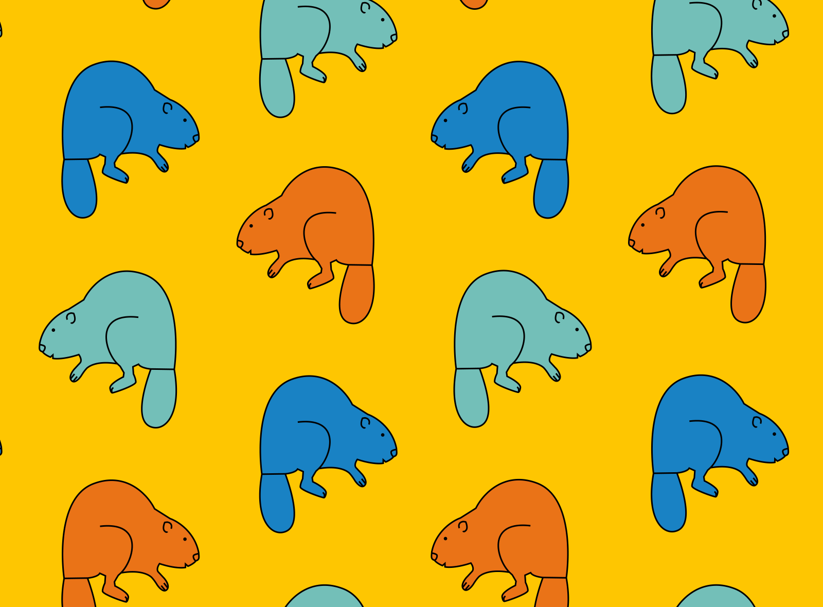 Beavers by Eric Lemire on Dribbble