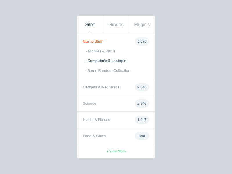 A Lil Drop Down by Kartik Mahant on Dribbble