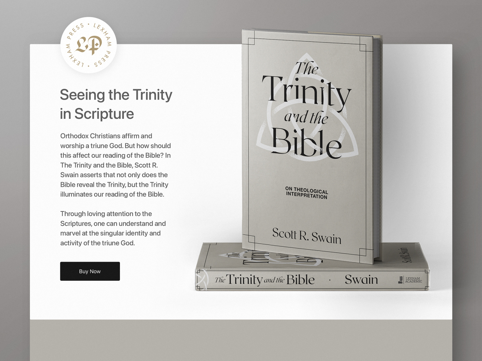 Lexham Press: The Trinity and the Bible by Joshua Hunt on Dribbble