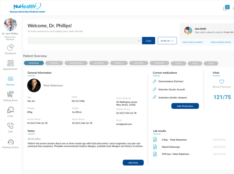 Telehealth app by Mark Malko on Dribbble