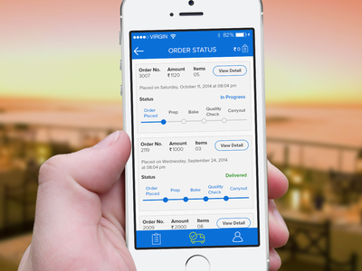 Order Status by Manish Bisht - Dribbble
