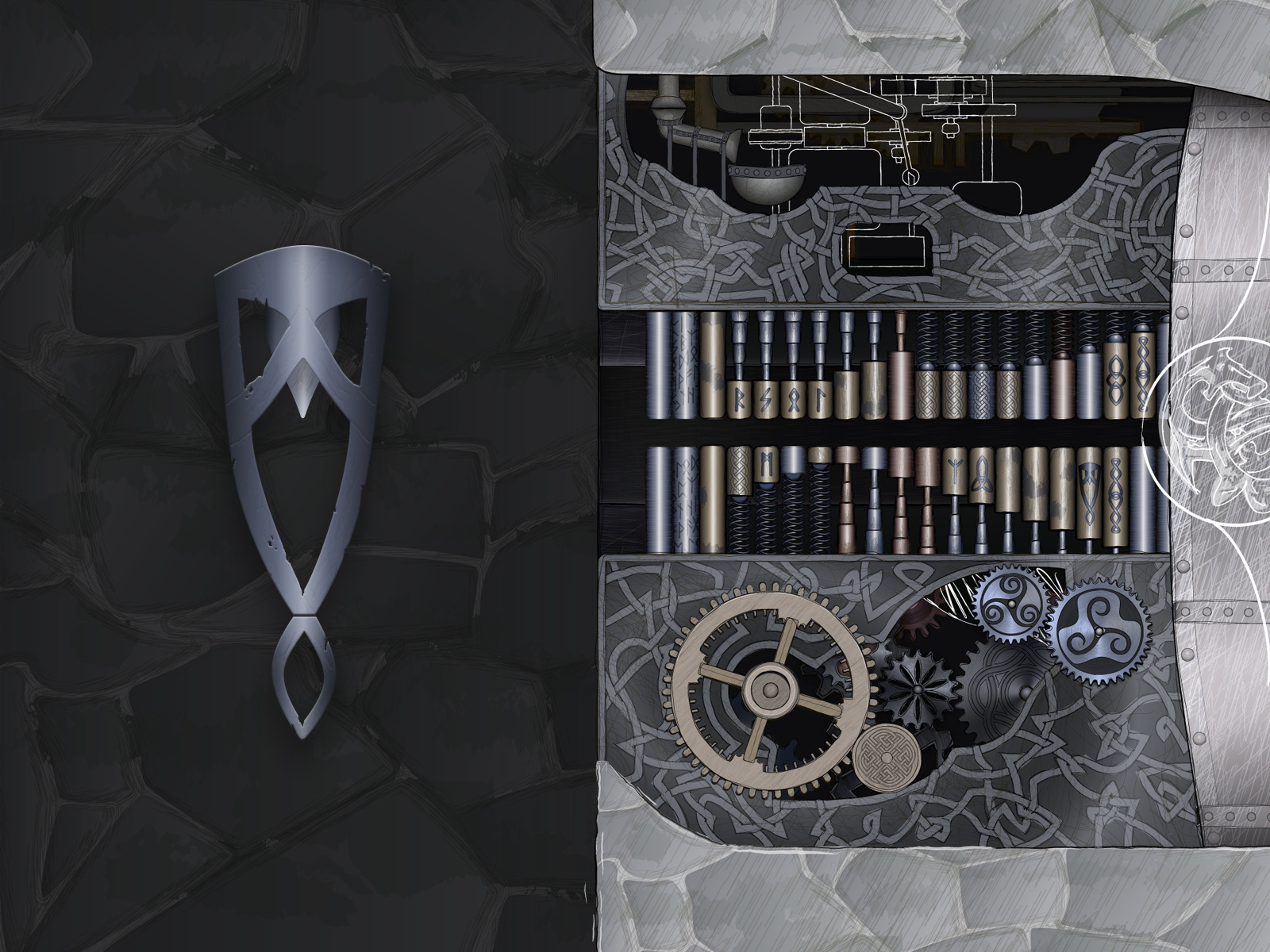 Picks & Locks (game UI) by Artem Shatalov on Dribbble