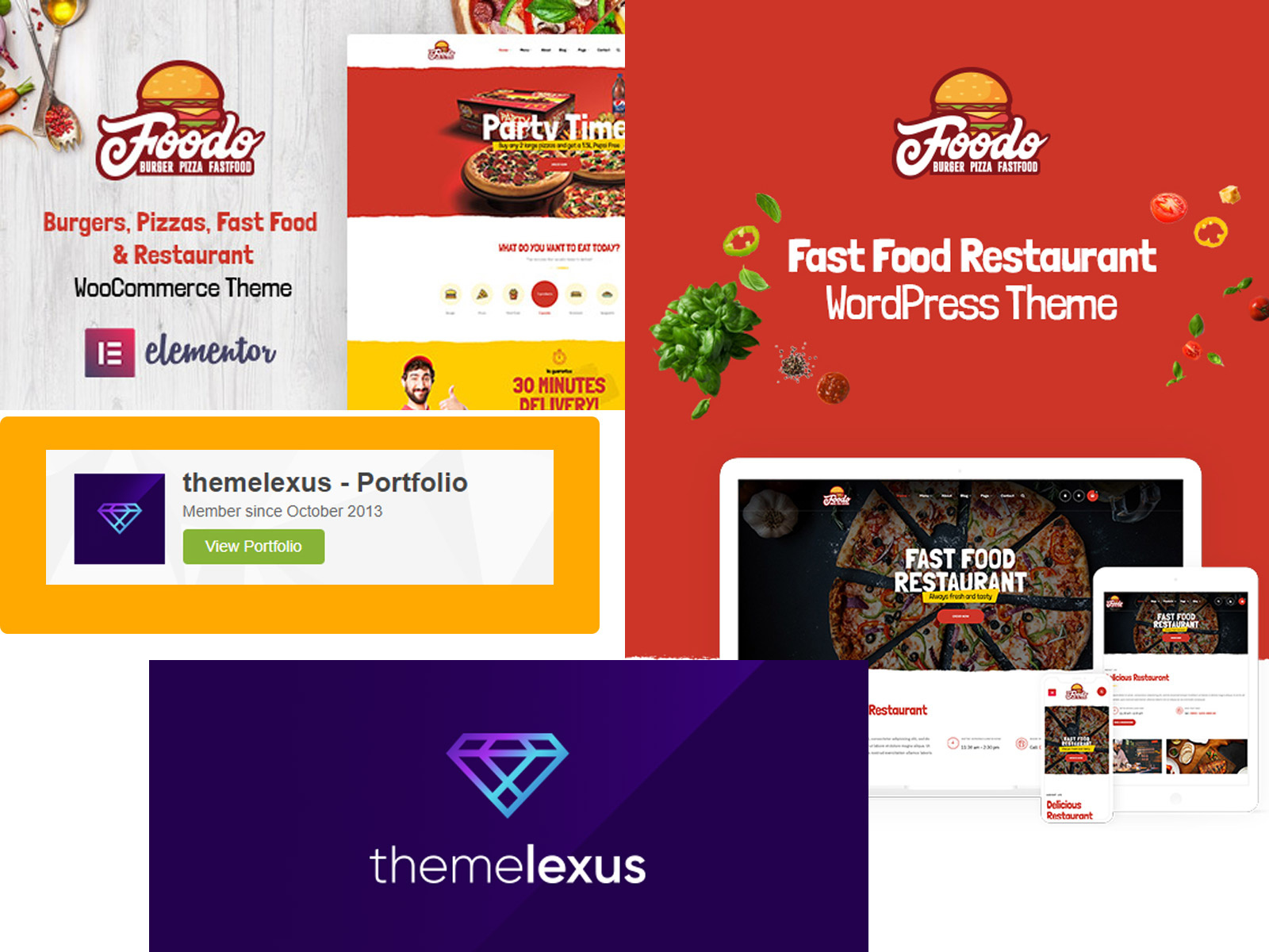 Foodo - Fast Food Restaurant WordPress Theme Themelexus by ThemeLexus ...