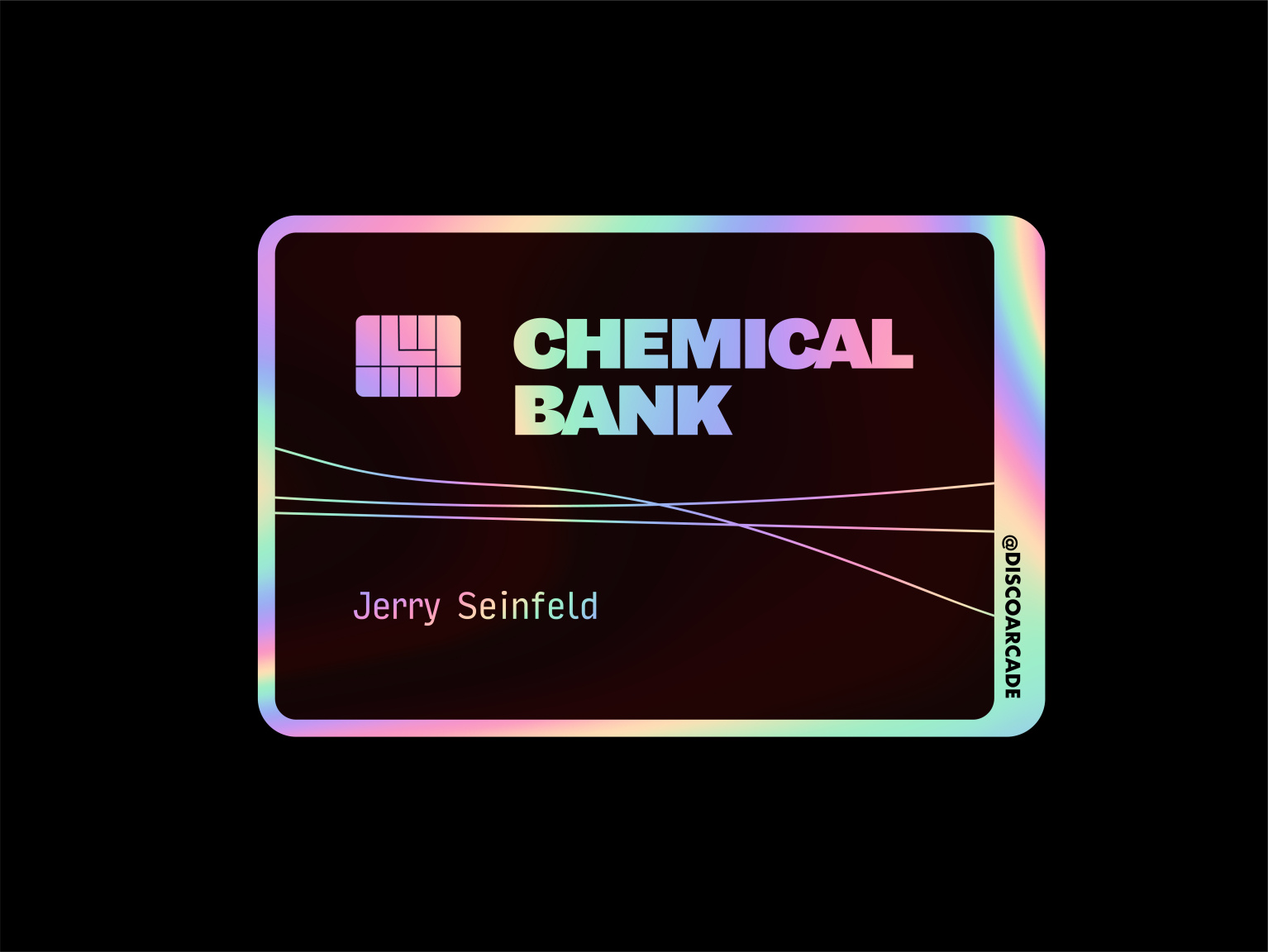 Chemical Bank - Seinfeld - Holographic by Stephen W. Piercey on Dribbble