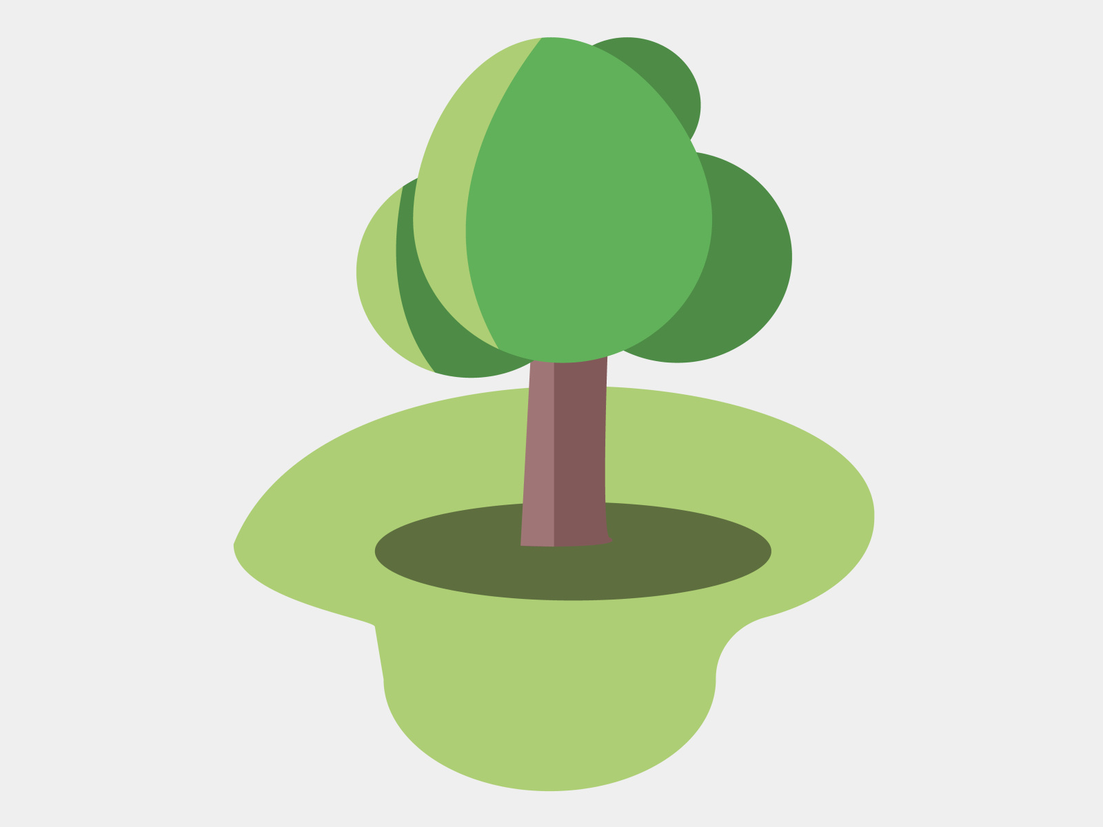 simple big tree vector by Didi Haryadi on Dribbble
