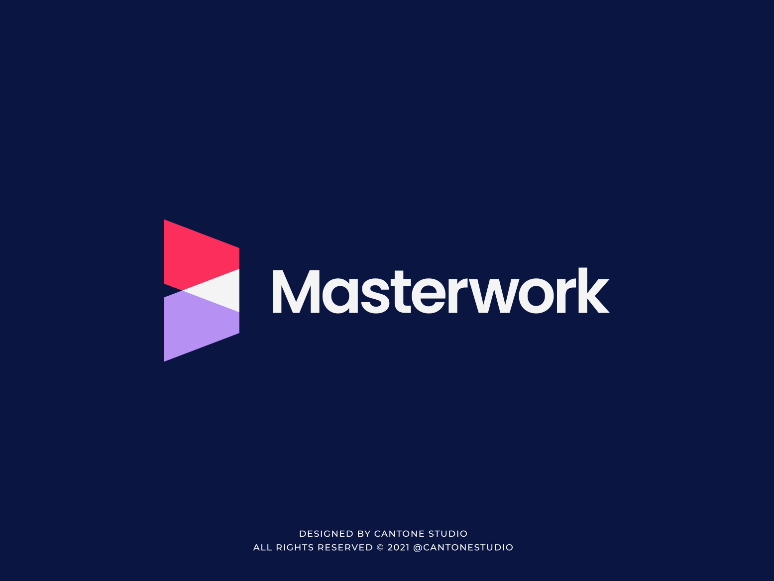 Masterwork Modern Logo Design by Cantone Studio™ ⁠ on Dribbble