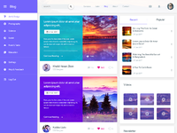 Blog Design by Rayhanul Islam | Dribbble | Dribbble