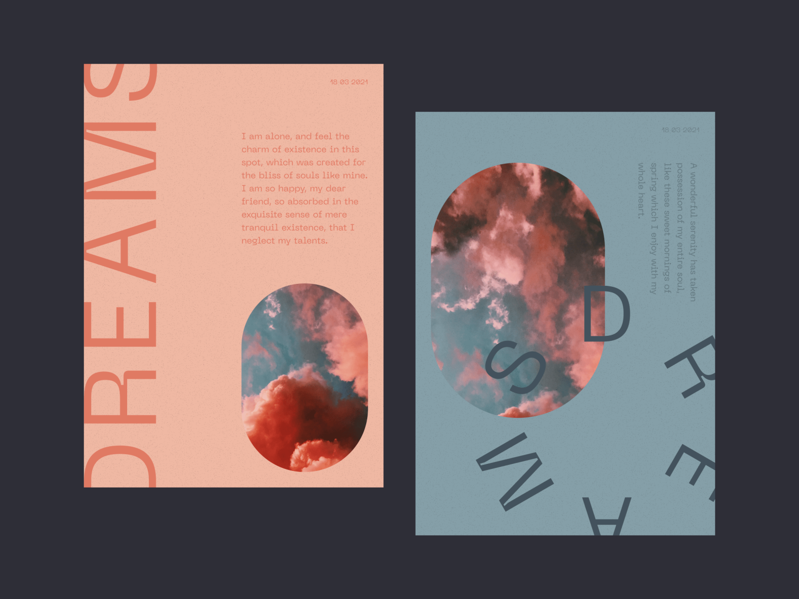 Dreams posters by Johannes Leuchovius on Dribbble