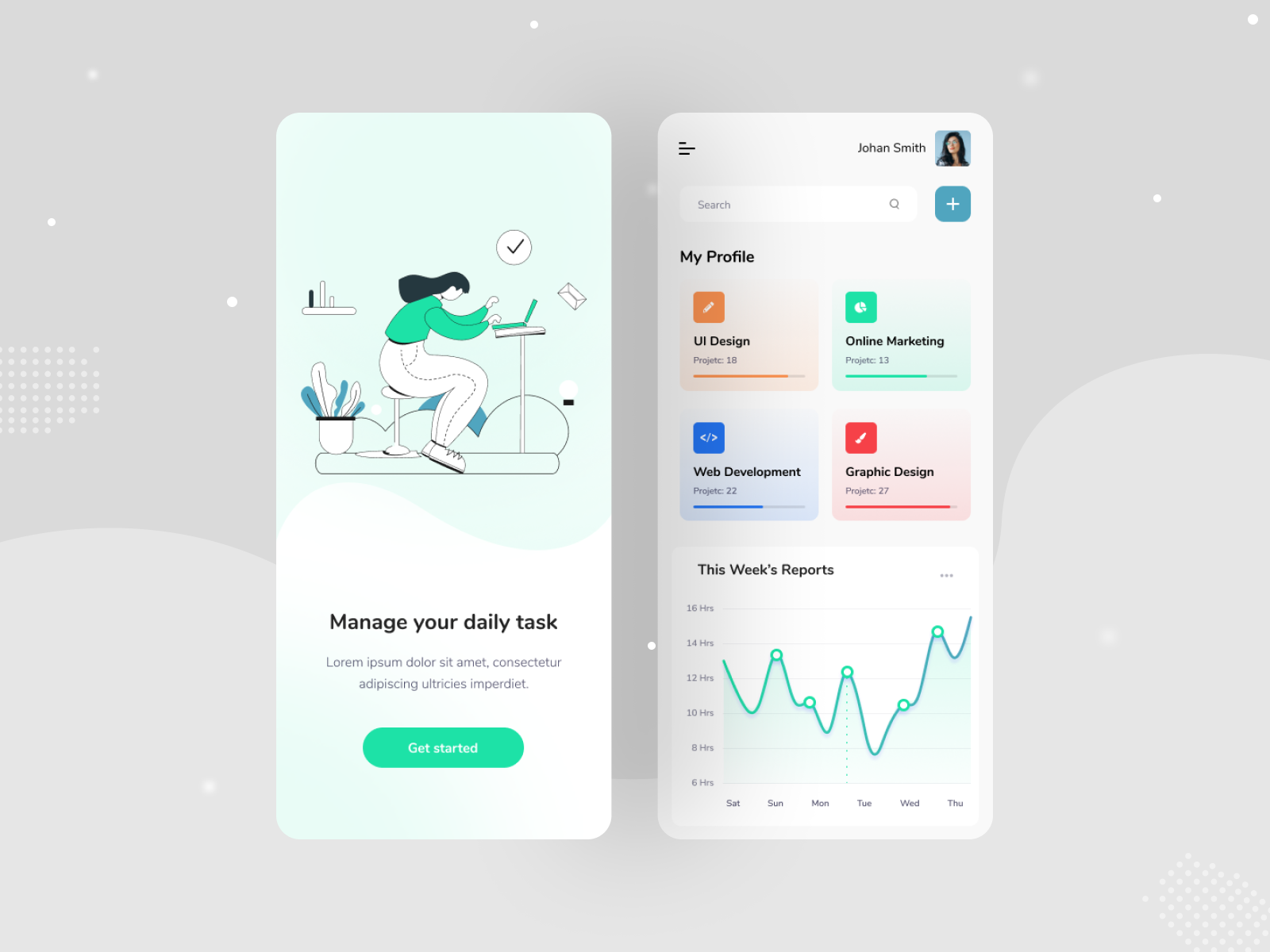 Daily Task Managment App by Roni Biswas on Dribbble