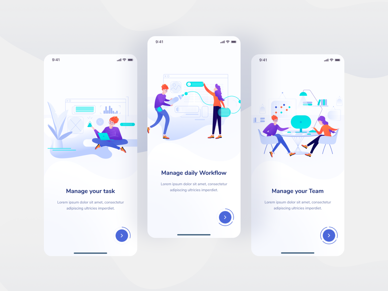 Quicktask - Task Management UI Kit by Roni Biswas on Dribbble