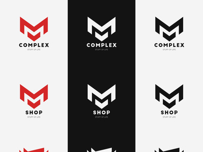 M shop logo by PRCD on Dribbble