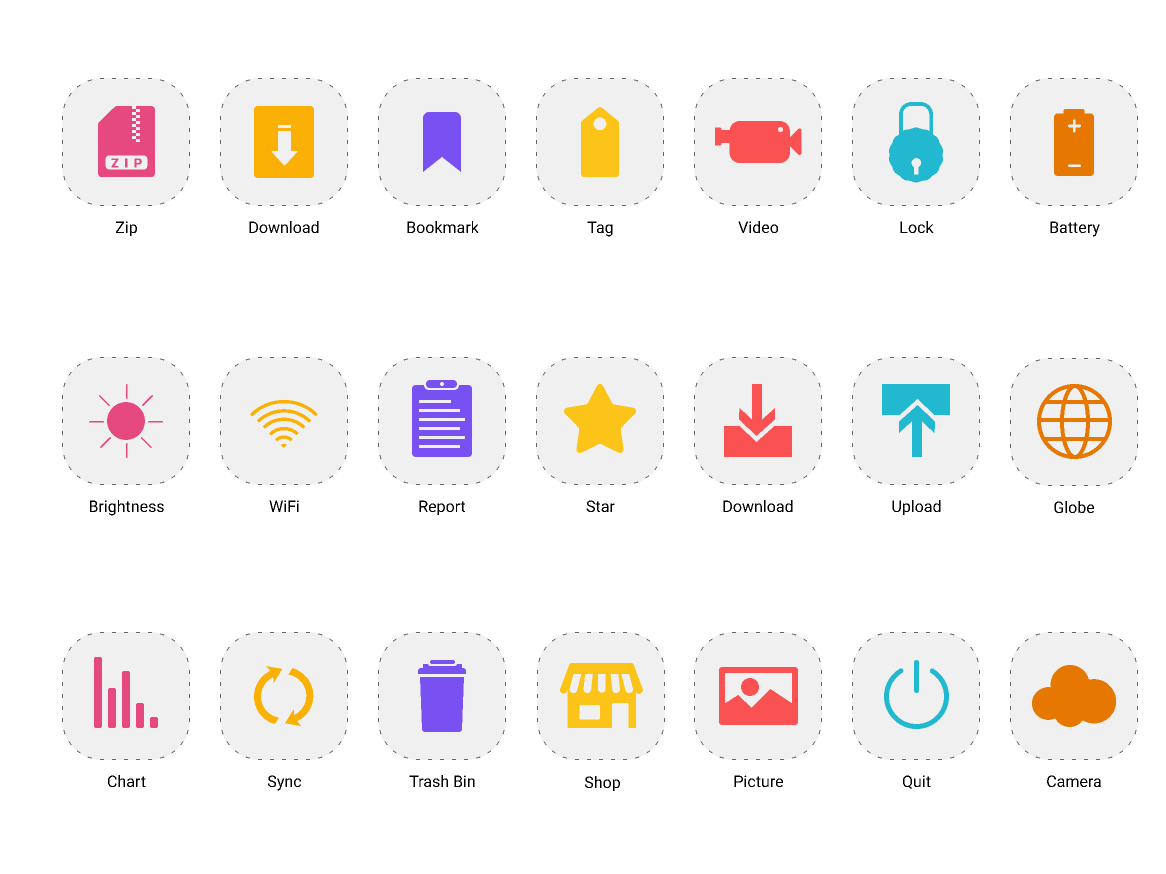 Basic Icons - [ Set 2 ] for Figma by Dhruv Chauhan on Dribbble