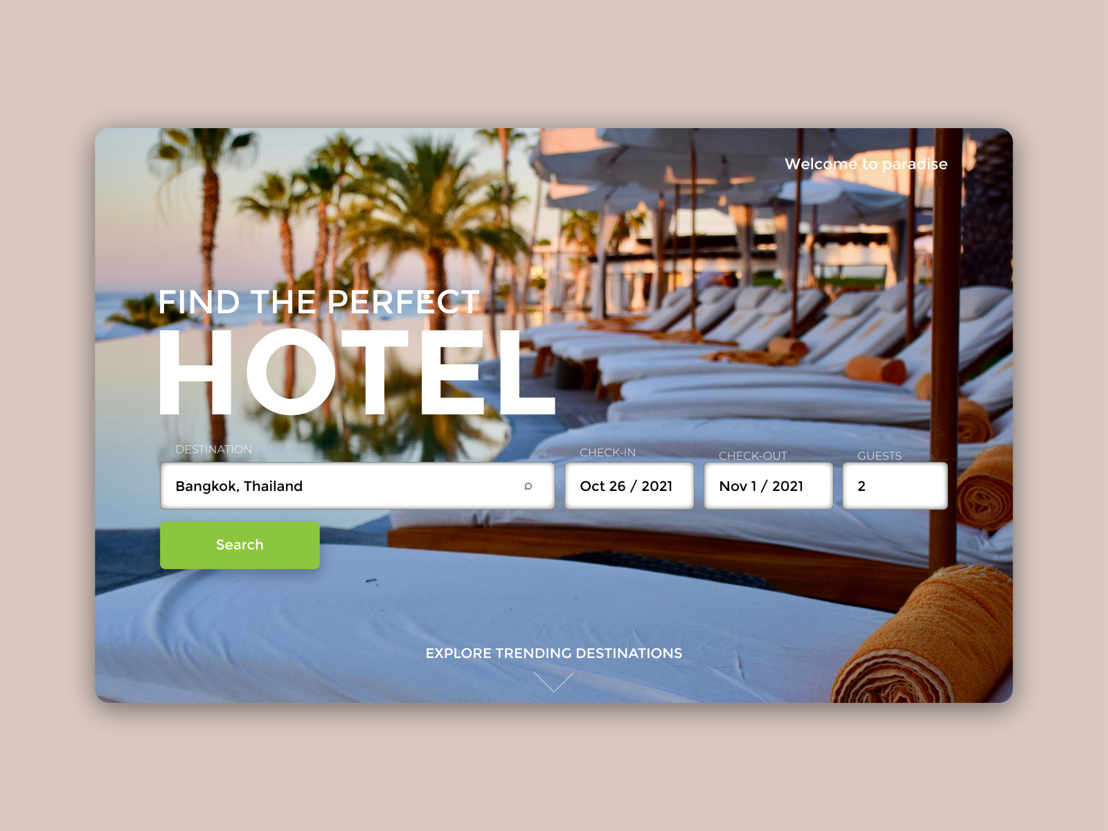 Hotel Book by Felipe Bernal on Dribbble