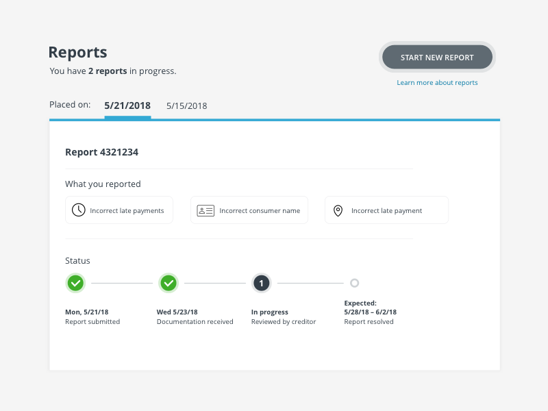 Report Dashboard Module by Christian Solorzano on Dribbble