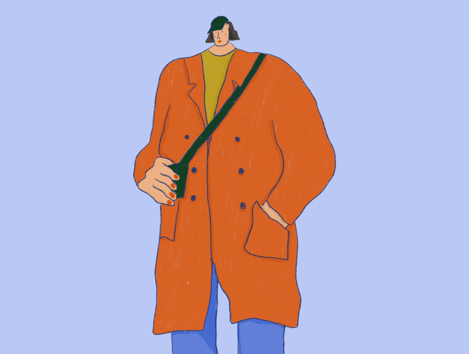 Woman in spring illustration by Karlīna Anna on Dribbble